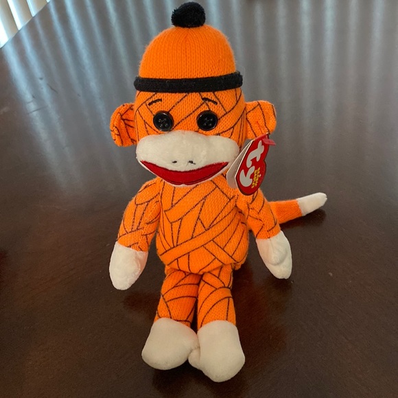 Ty | Toys | Ty Beanie Babies Baby Mummy Sock Monkey Rare Vintage ...